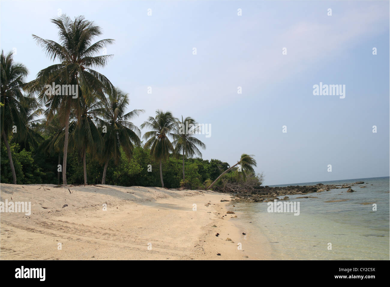 Beach on Selingan Island, Turtle Islands Park, Sulu Sea, Sandakan ...