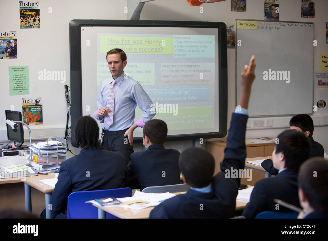 School teacher classroom uk secondary hi-res stock photography and ...