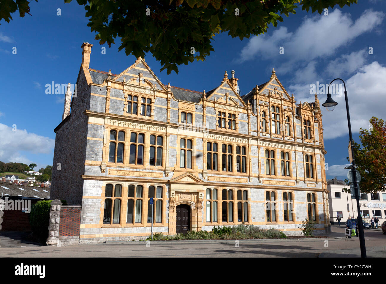 The Passmore Edwards Centre, Newton Abbot, Devon Stock Photo - Alamy