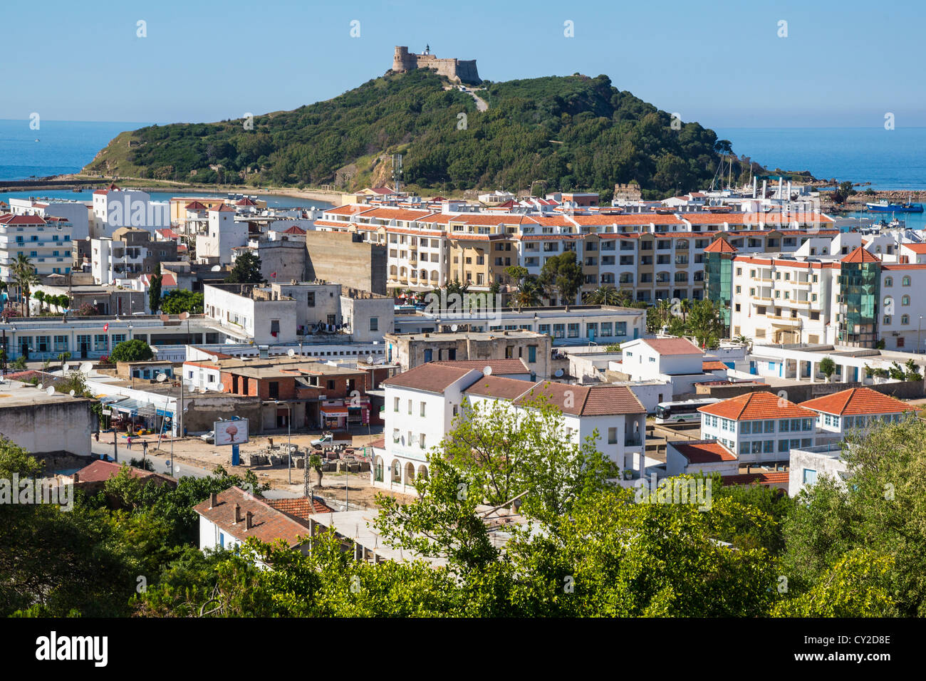 Genoese Castle over Tabarka Tunisia Stock Photo - Alamy