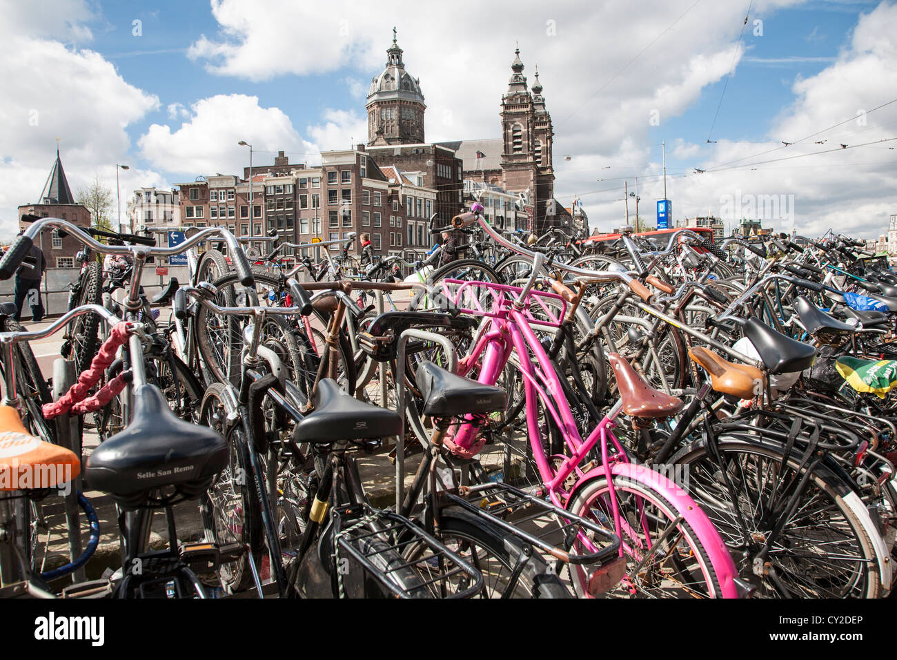 Bicycles, Amsterdam, Netherlands Stock Photo - Alamy