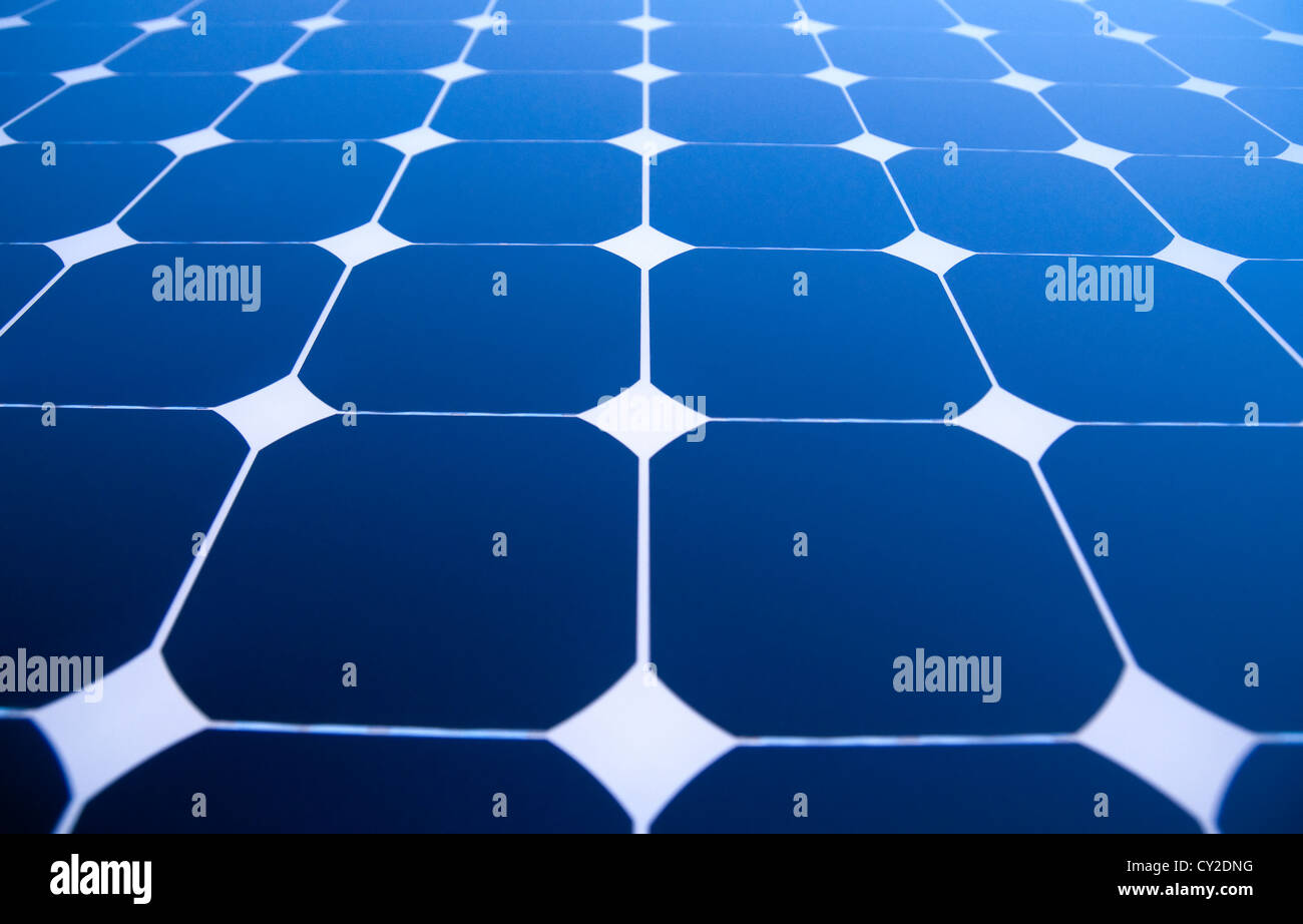Background of Blue Solar Panels Stock Photo - Alamy