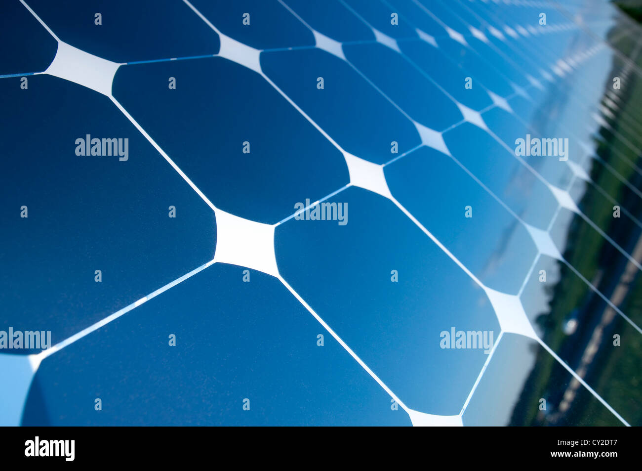 Background of Blue Solar Panels Stock Photo - Alamy