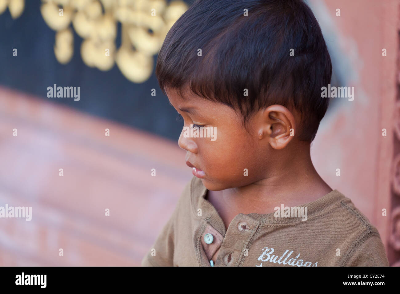 Little Boy in Phnom Penh, Cambodia Stock Photo - Alamy