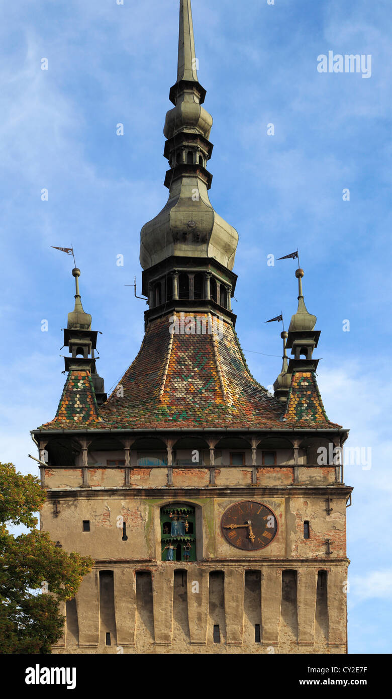 Sighisoara clock tower hi-res stock photography and images - Alamy