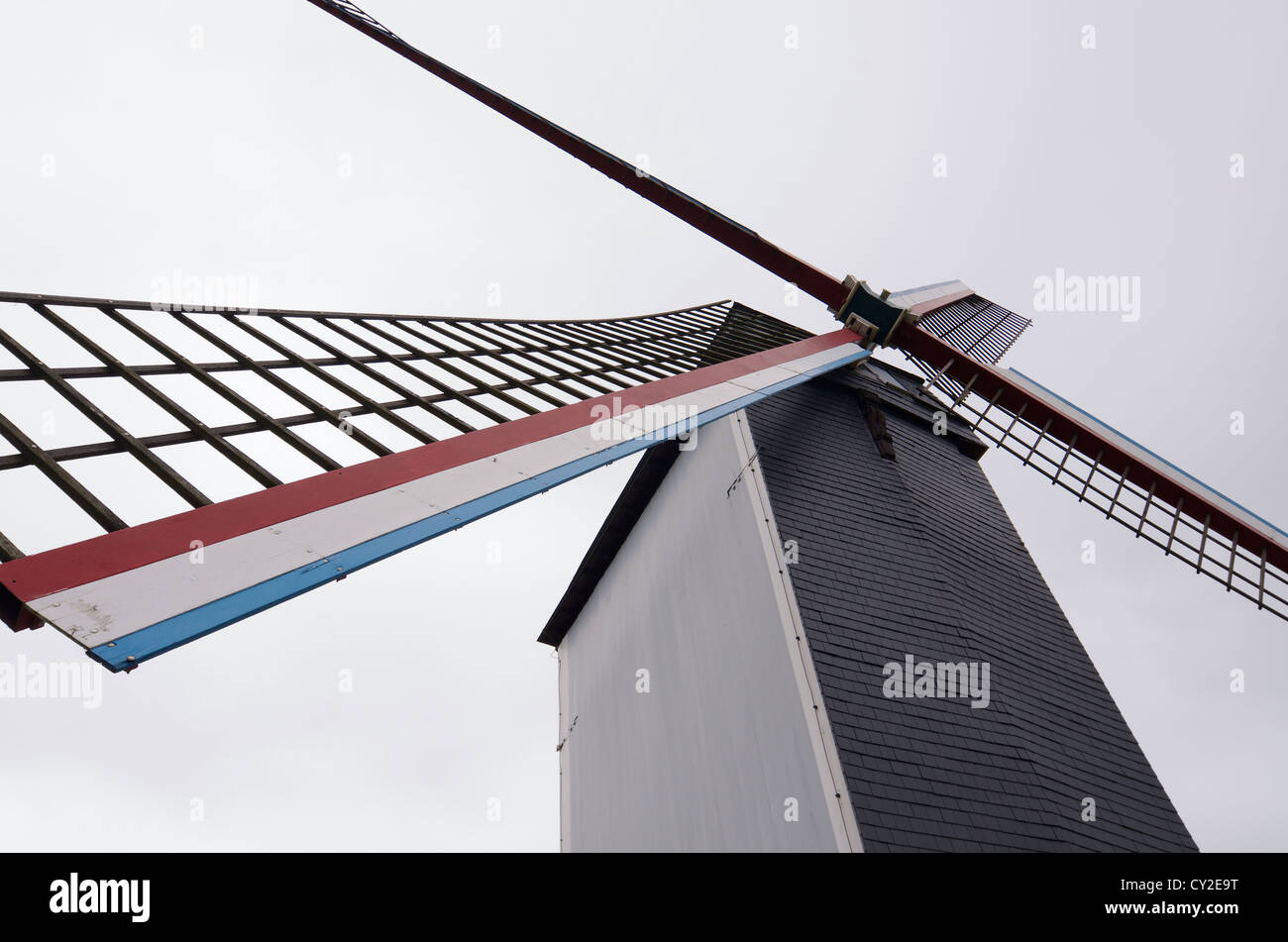 The sails of an old dutch windmill Stock Photo - Alamy