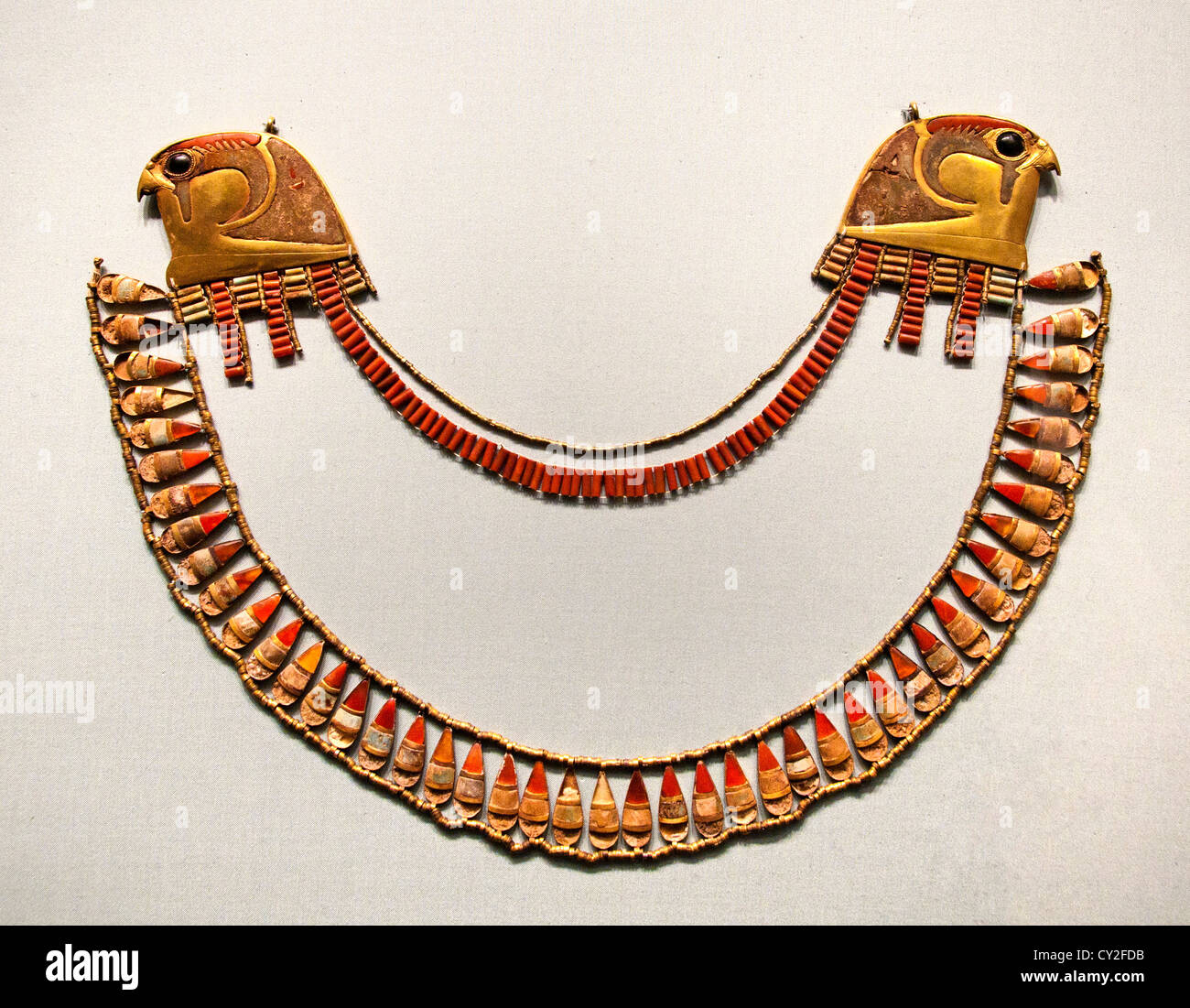 Gold Broad Collar Dynasty 18 1479–1425 BC Thebes Wadi Gabbanat el-Qurud ...