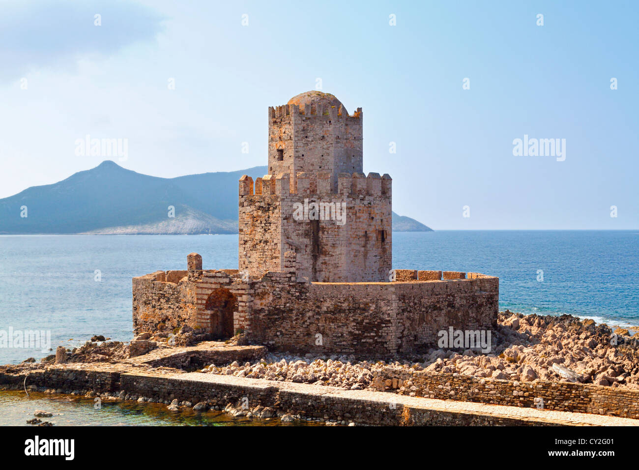 Peloponnese castle greece hi-res stock photography and images - Alamy