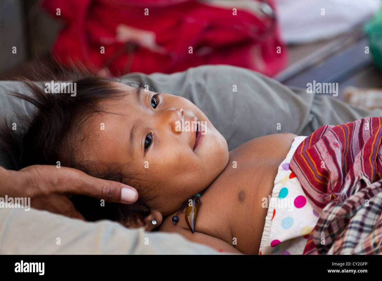 Cute Baby in Phnom Penh, Cambodia Stock Photo - Alamy