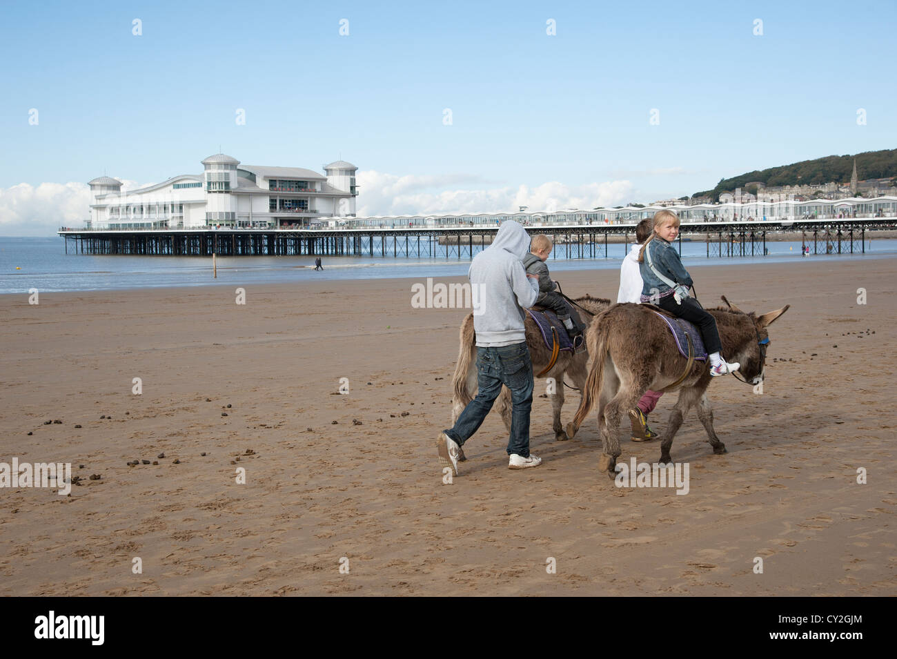 Donkey ride beach uk hi-res stock photography and images - Alamy