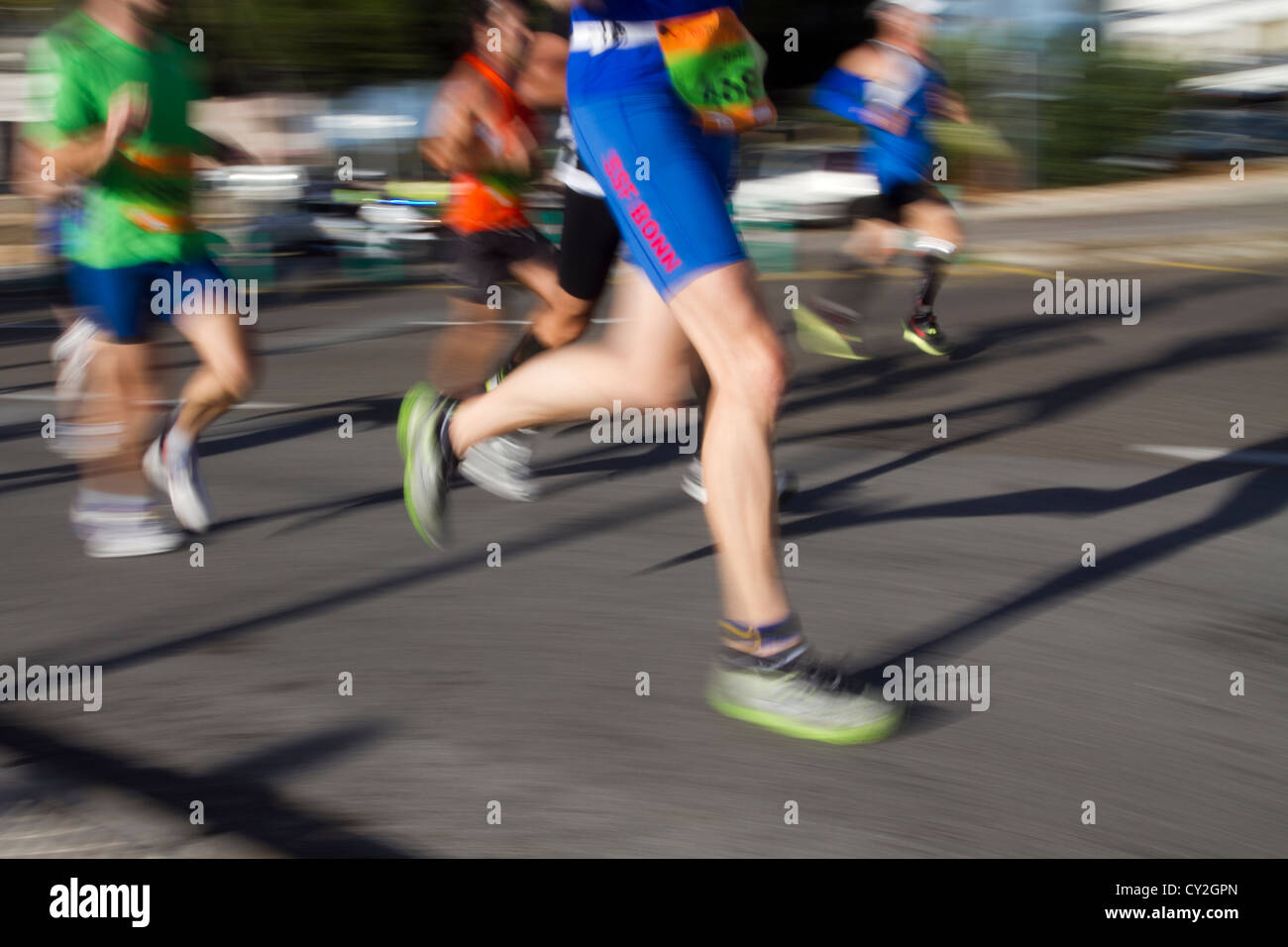 Marathon Runners Legs High Resolution Stock Photography and Images - Alamy