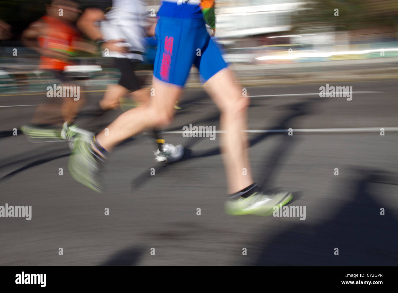 Marathon running race blurred legs hi-res stock photography and images ...
