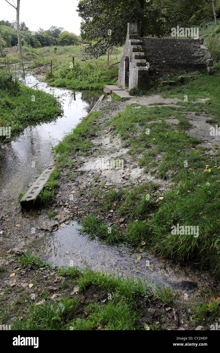 Chapel at the Sainte-Catherine Spring, Lyons-la-Foret, Normandy, France ...
