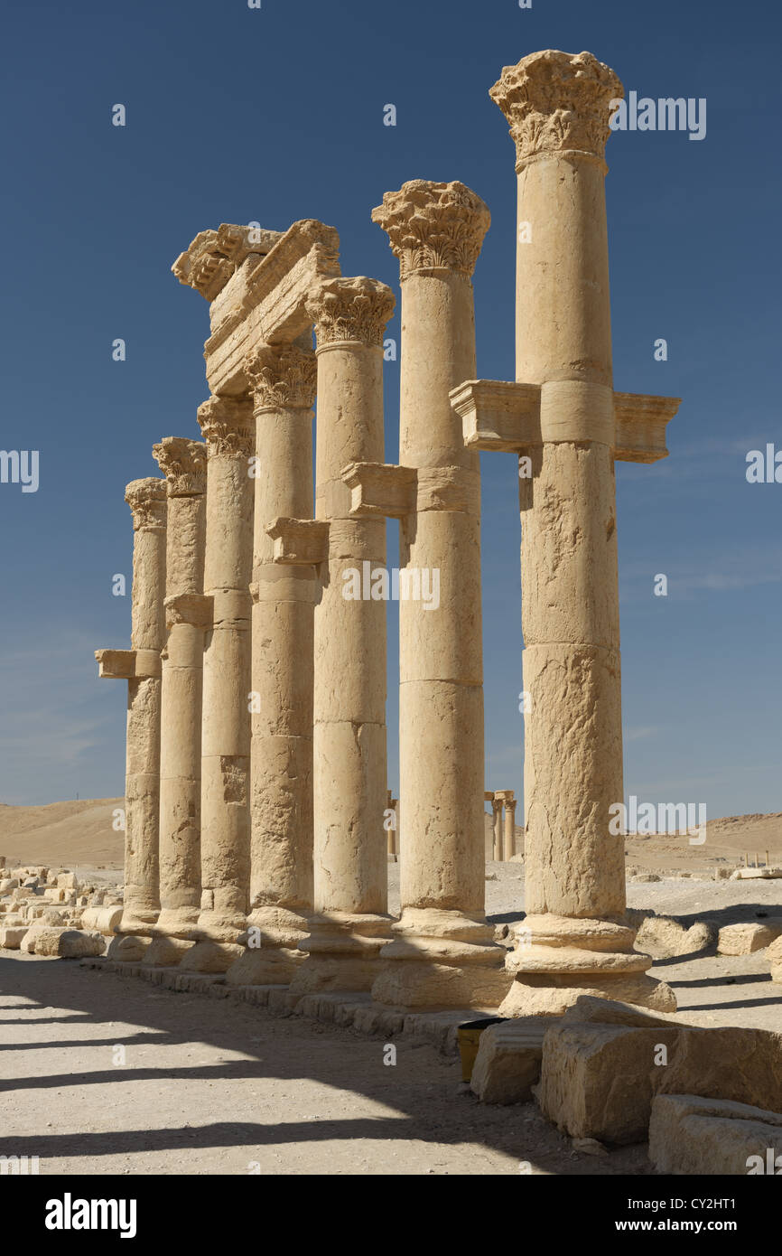 Ancient Ruins of Palmyra, Syria Stock Photo - Alamy