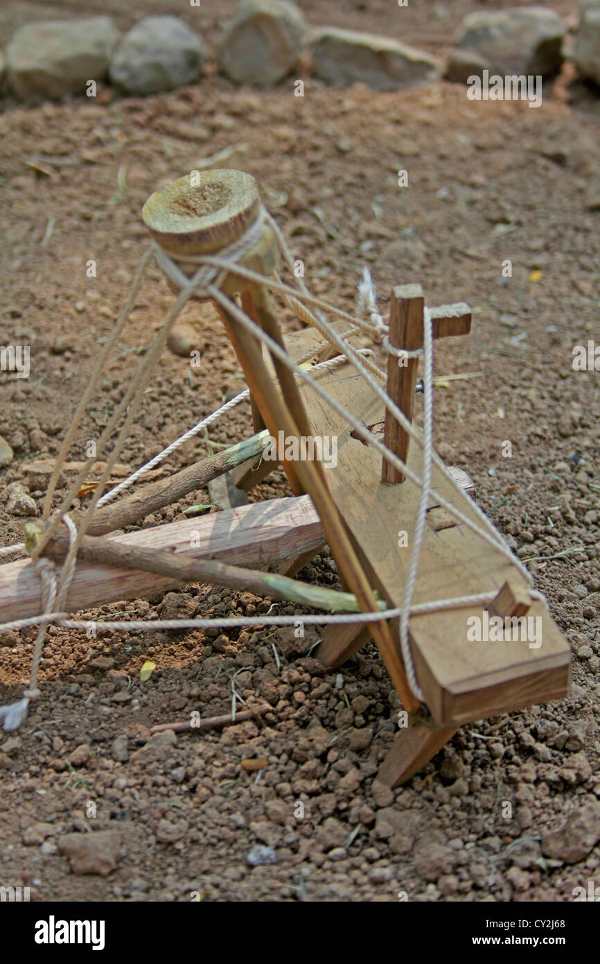 Model of a traditional wooden plough, India Stock Photo - Alamy