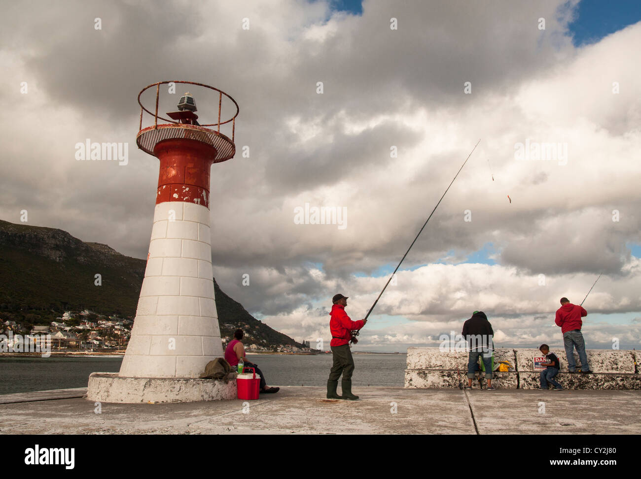 Kalk Bay lighthouse, Cape town, South Africa Stock Photo - Alamy