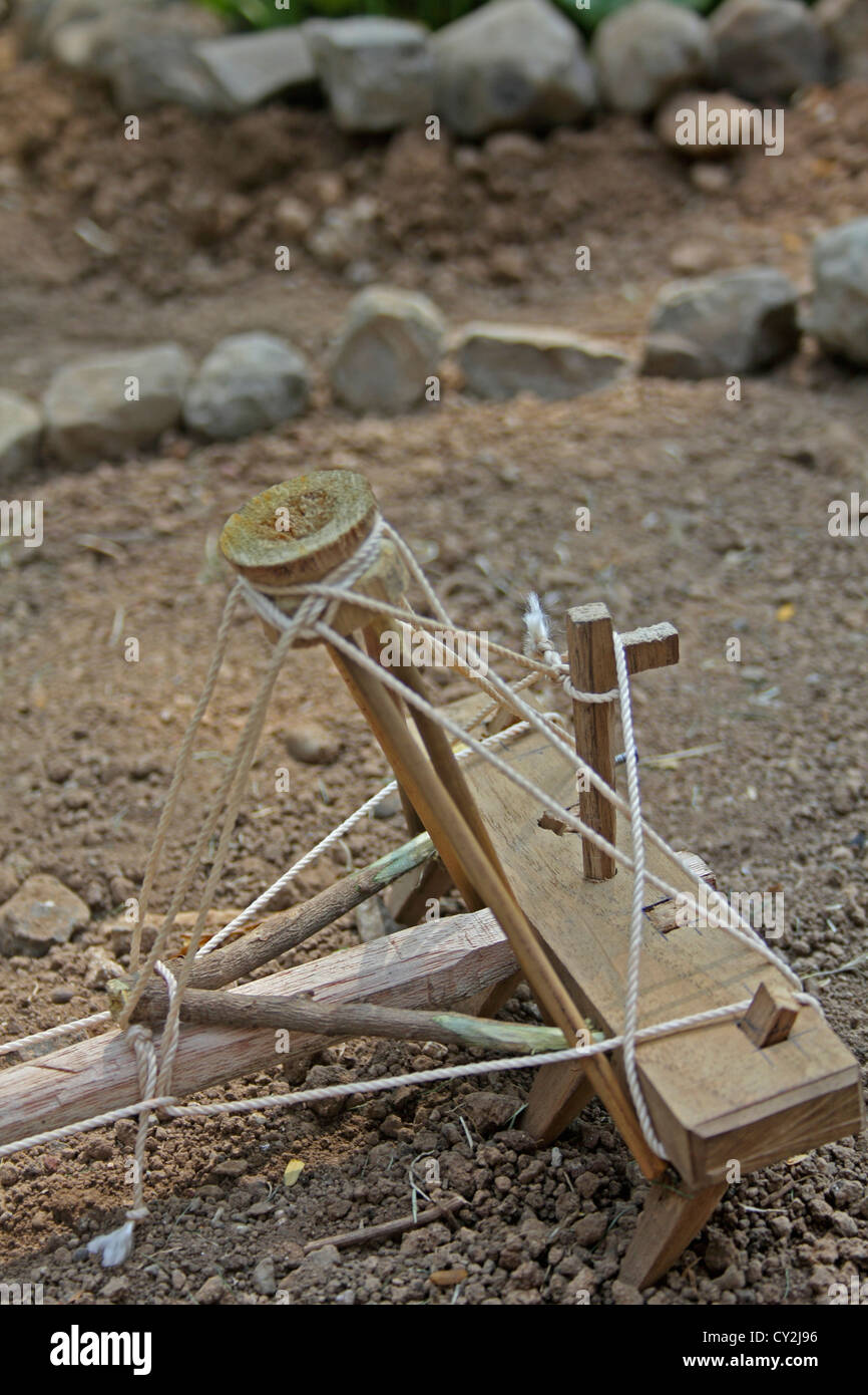 Model of a traditional wooden plough hi-res stock photography and ...