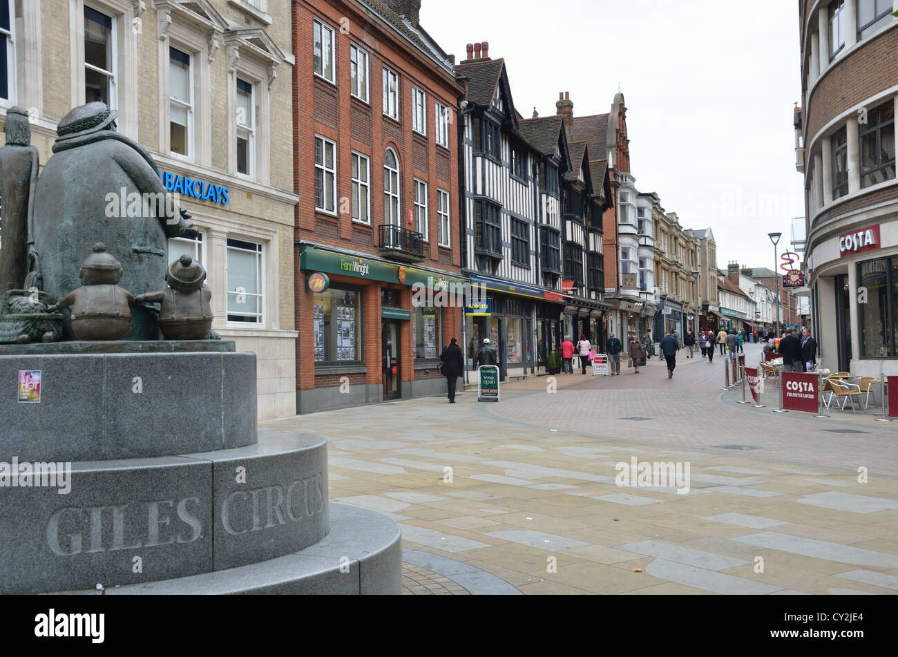 Ipswich town centre hi-res stock photography and images - Alamy