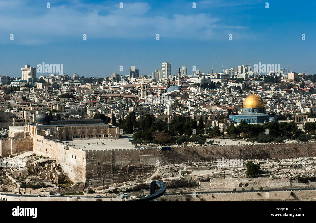 Cityscape of Jerusalem, Israel Stock Photo - Alamy