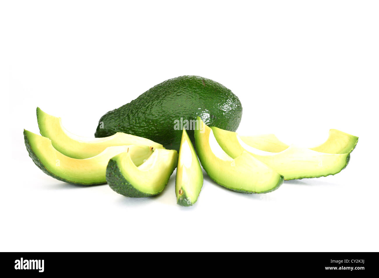 avocado isolated on white background Stock Photo - Alamy