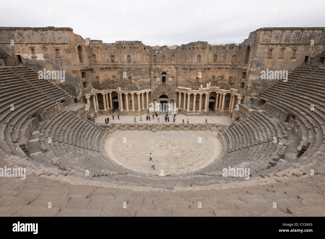 Bosra Amphitheater, Syria Stock Photo - Alamy