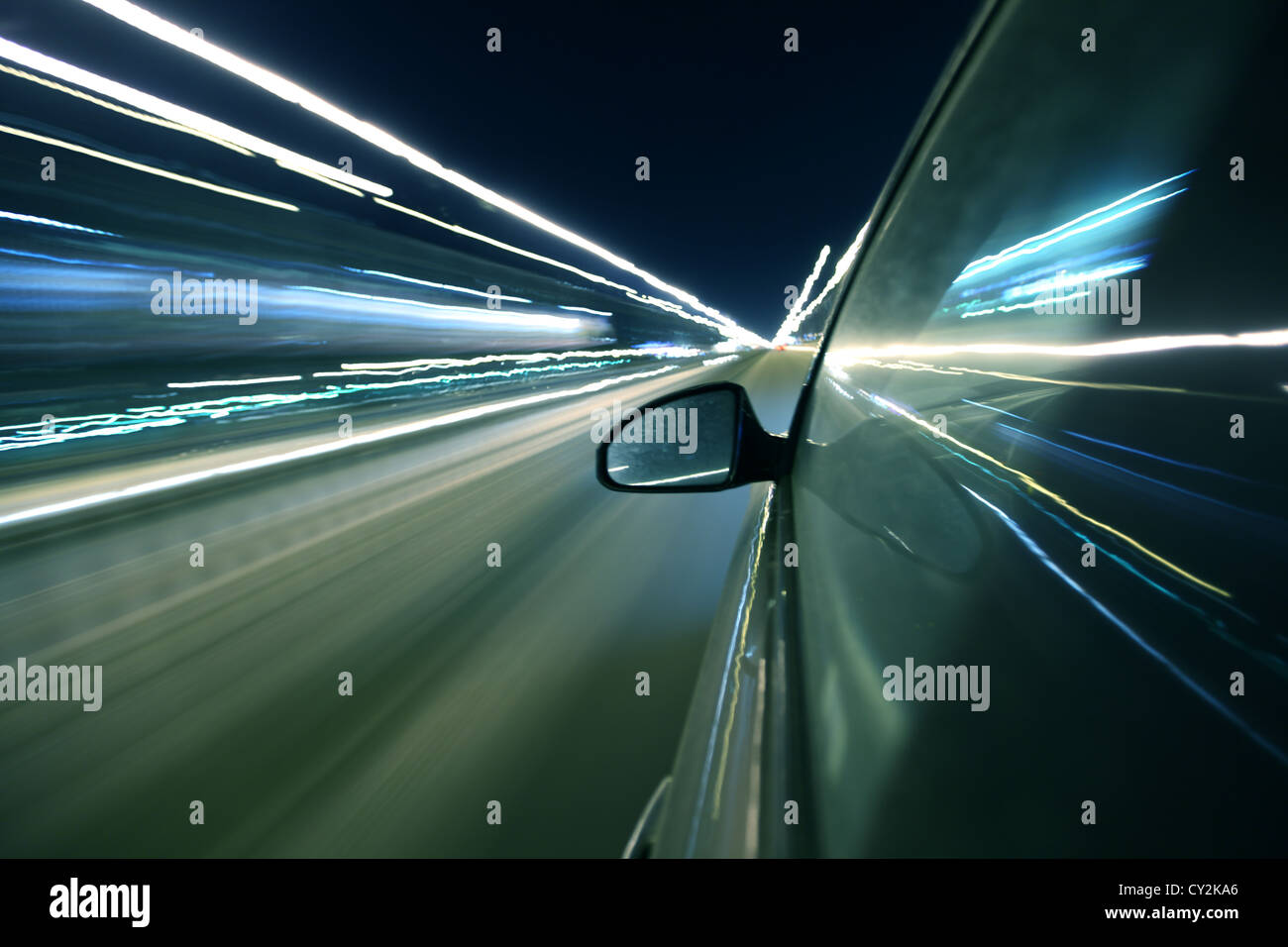 night speed drive Stock Photo - Alamy