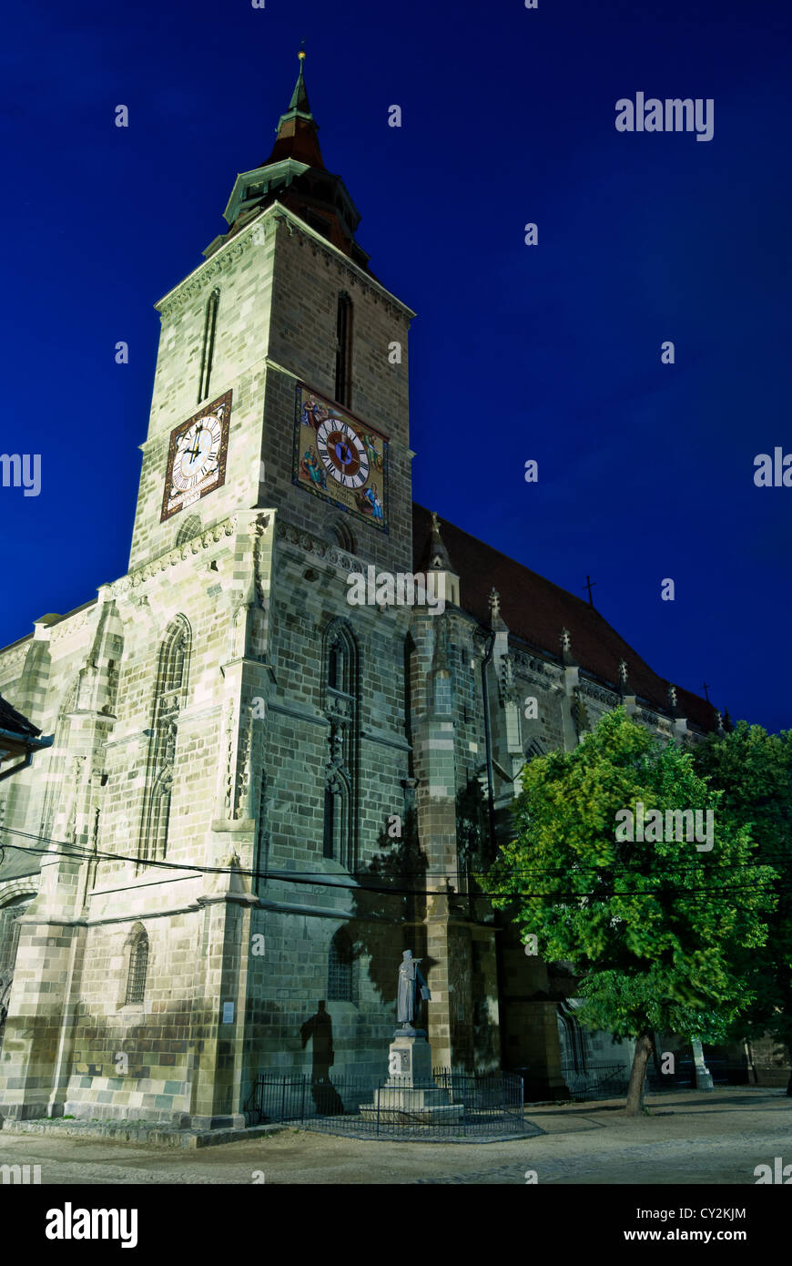 The Black Church( Biserica neagra Stock Photo - Alamy