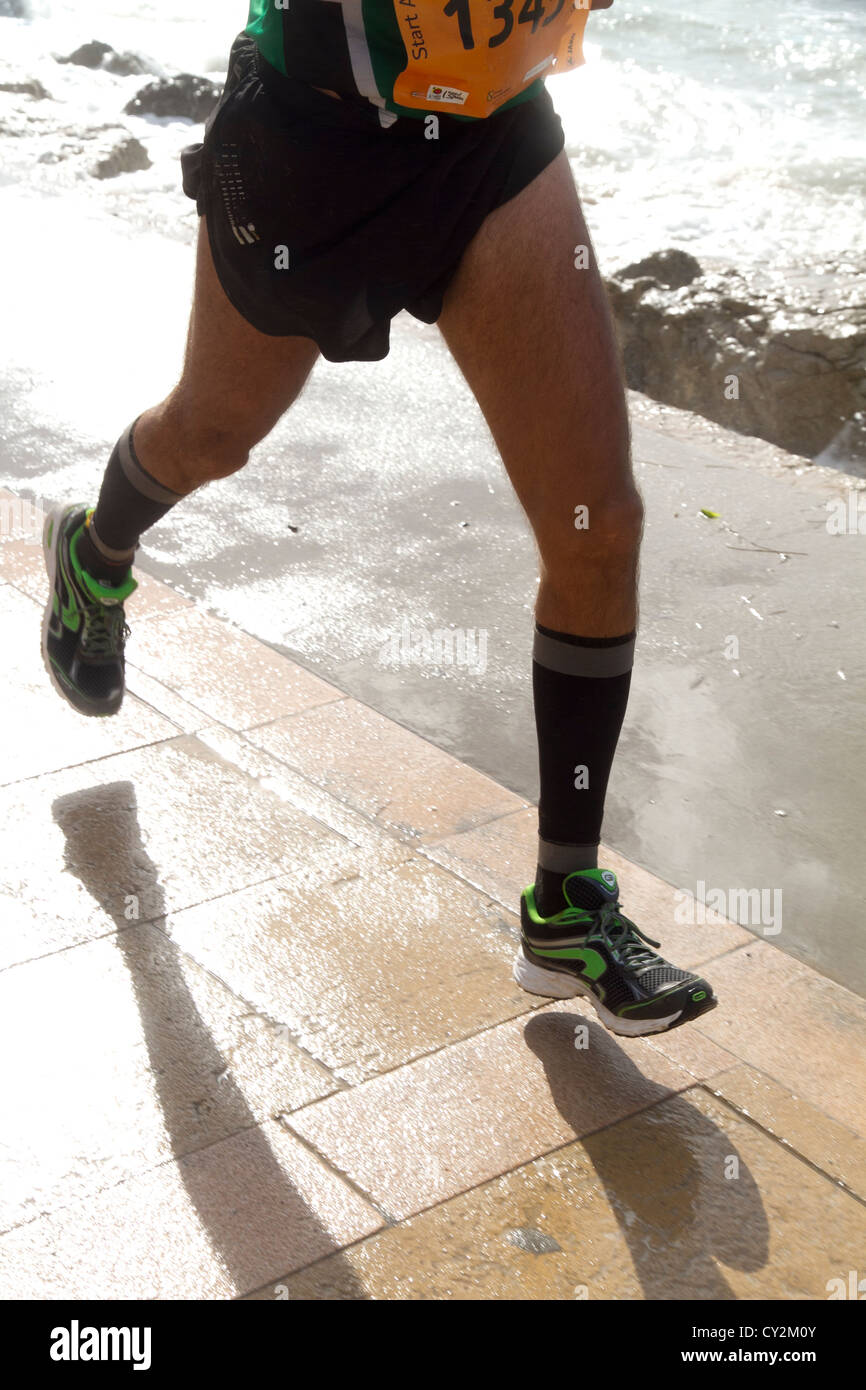 runner legs athlete Marathon person running Stock Photo - Alamy