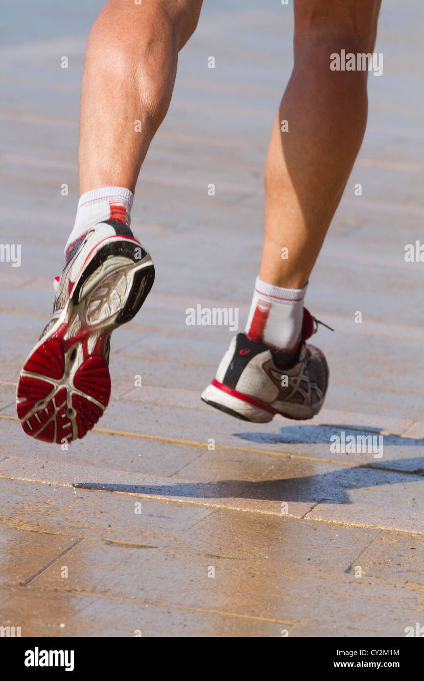 runner legs athlete Marathon running Stock Photo - Alamy