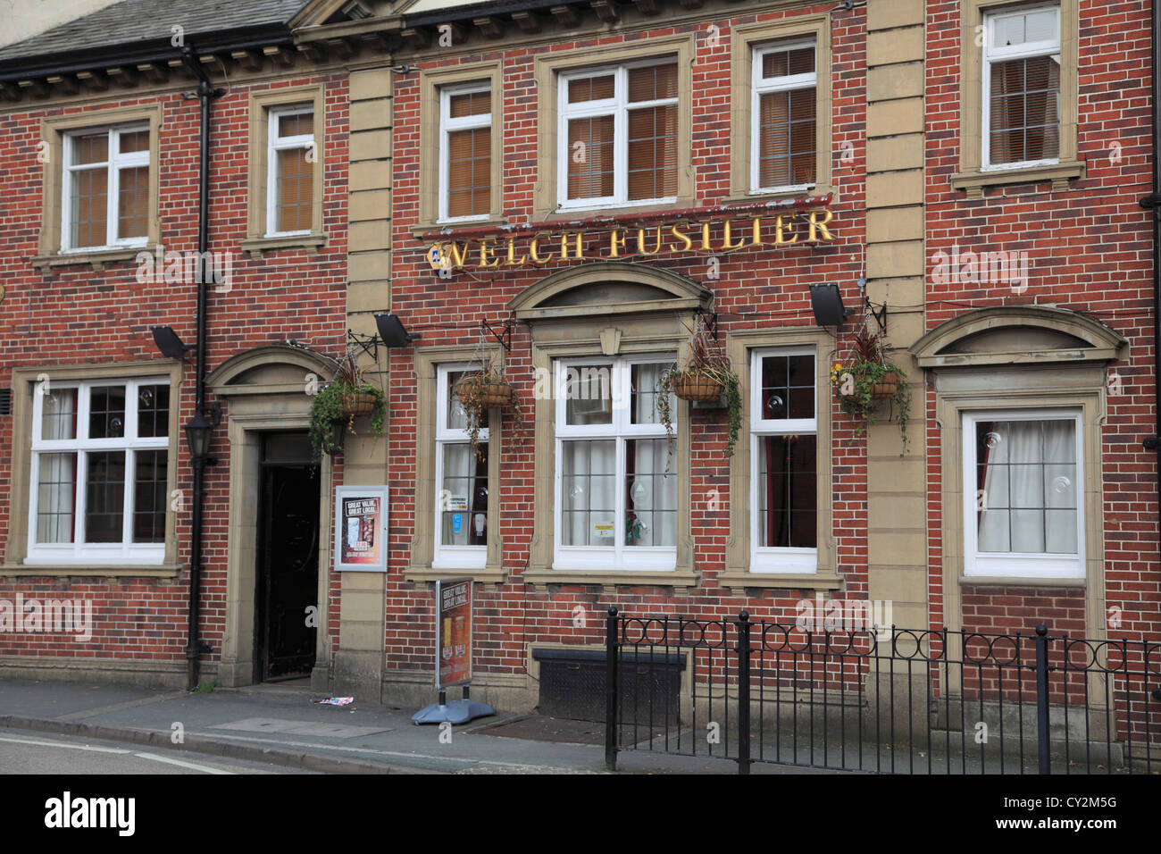 Welsh Fusilier Pub, Wrexham, Clwyd, North Wales, UK Stock Photo - Alamy