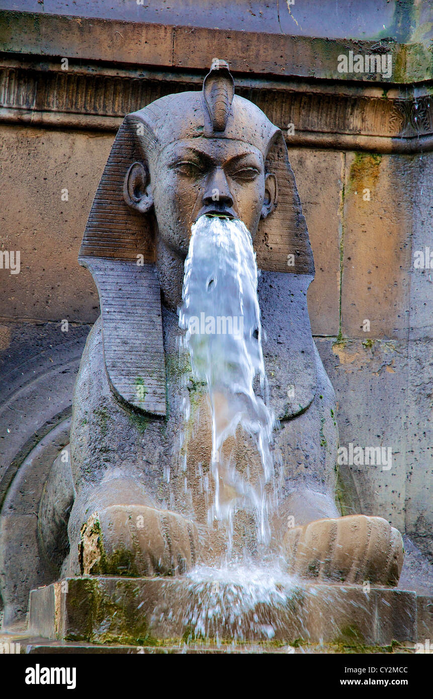 Sphinx water fountain paris hi-res stock photography and images - Alamy