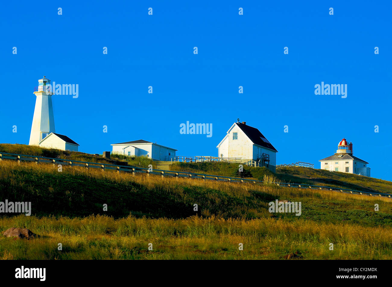 Cape Spear - lighthouses and visitor center Stock Photo - Alamy