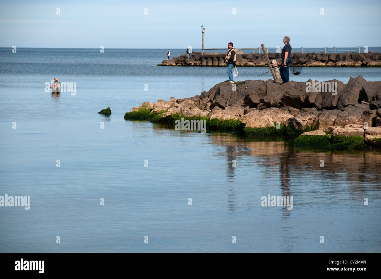Webster Park NY Lake Ontario pier Stock Photo - Alamy