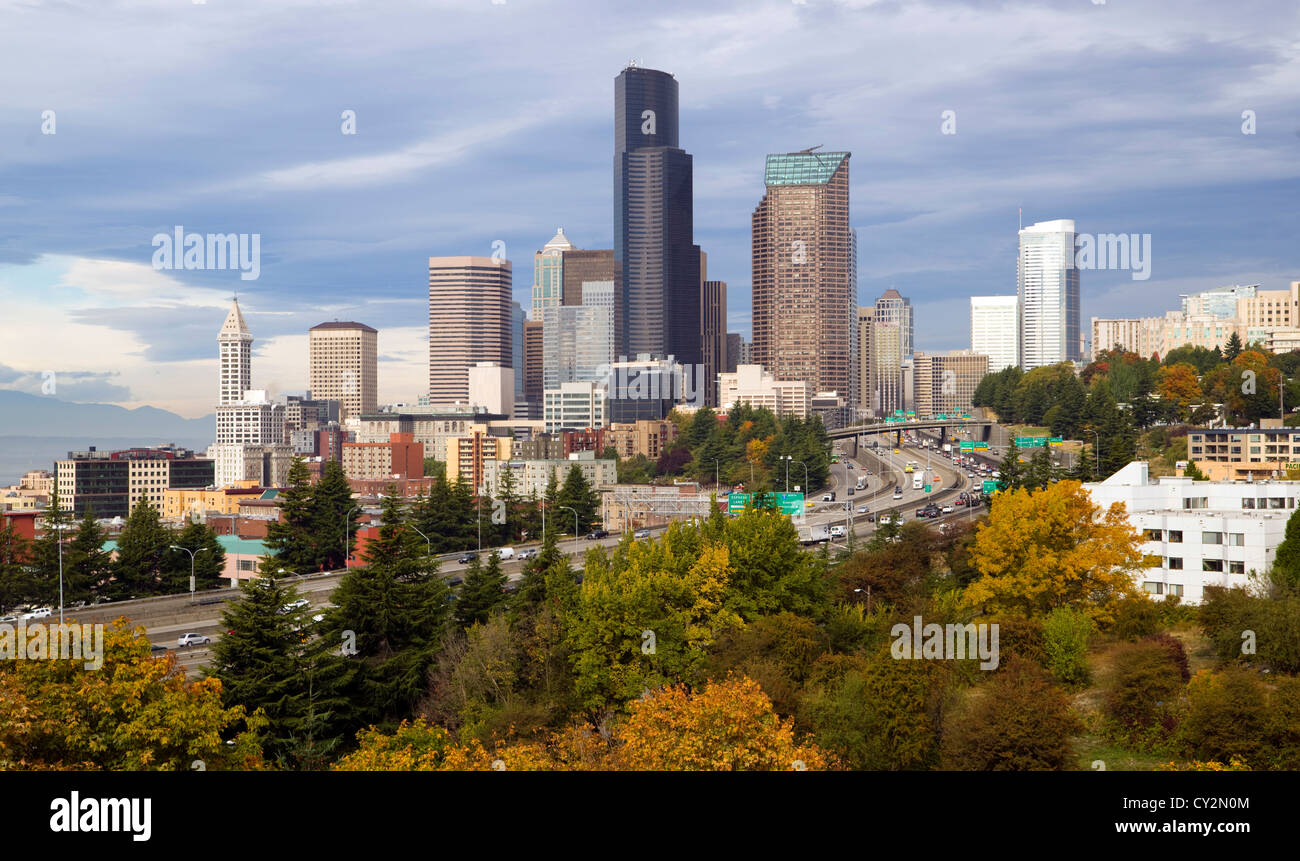 Seattle on a crisp fall day Stock Photo - Alamy