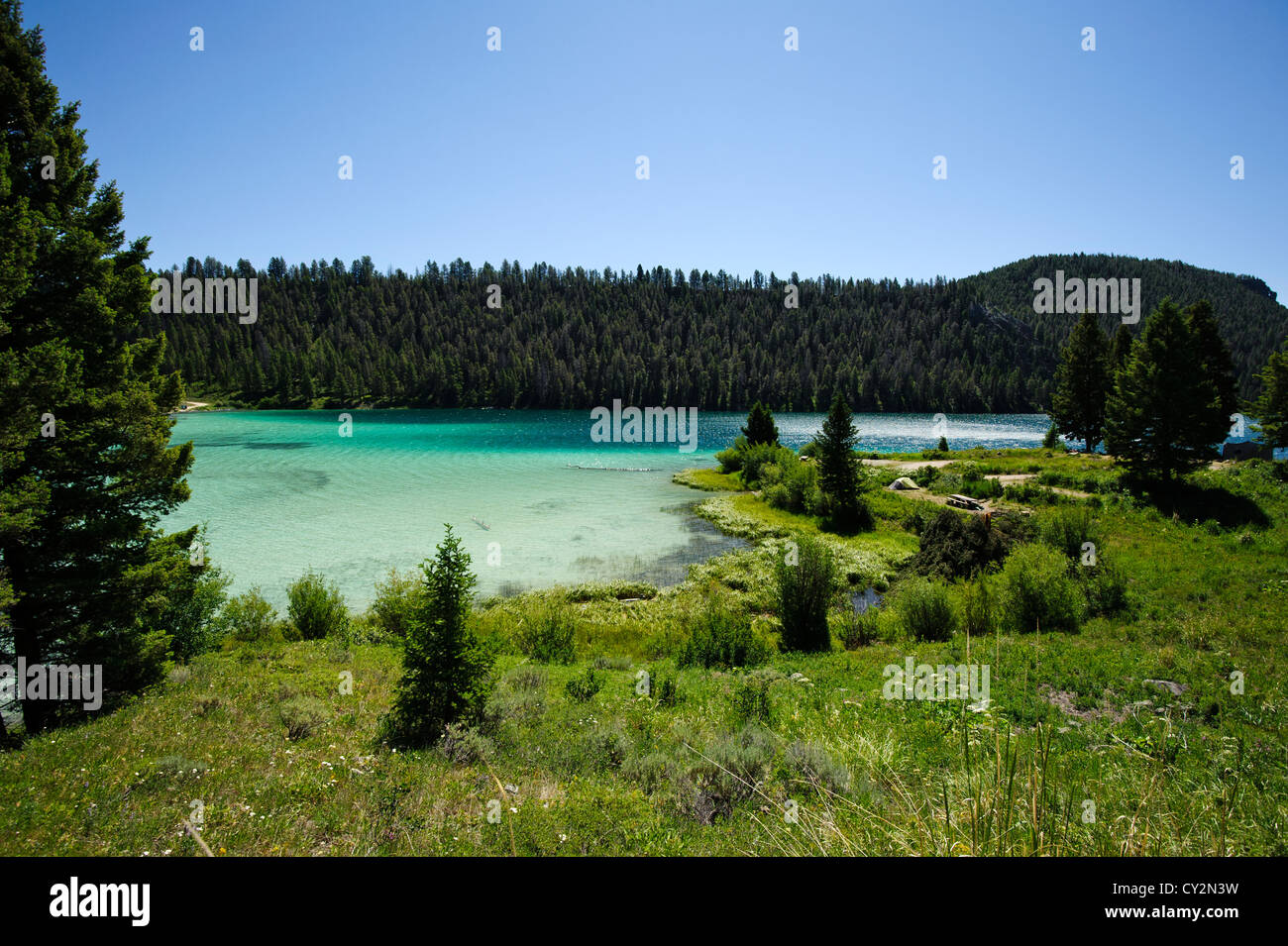 Cliff Lake, Montana Stock Photo - Alamy