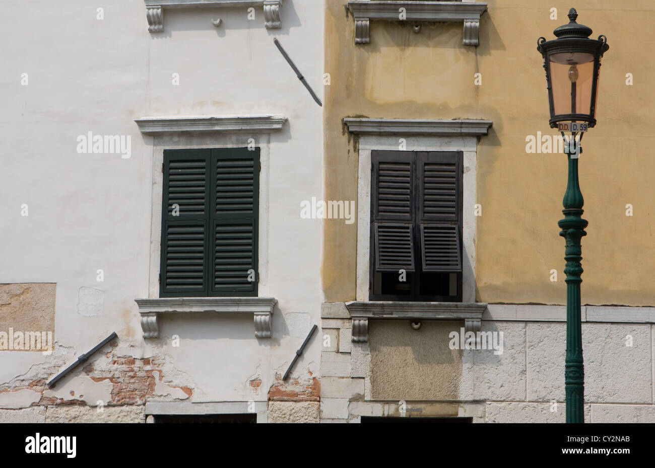 Two windows with shutters hi-res stock photography and images - Alamy
