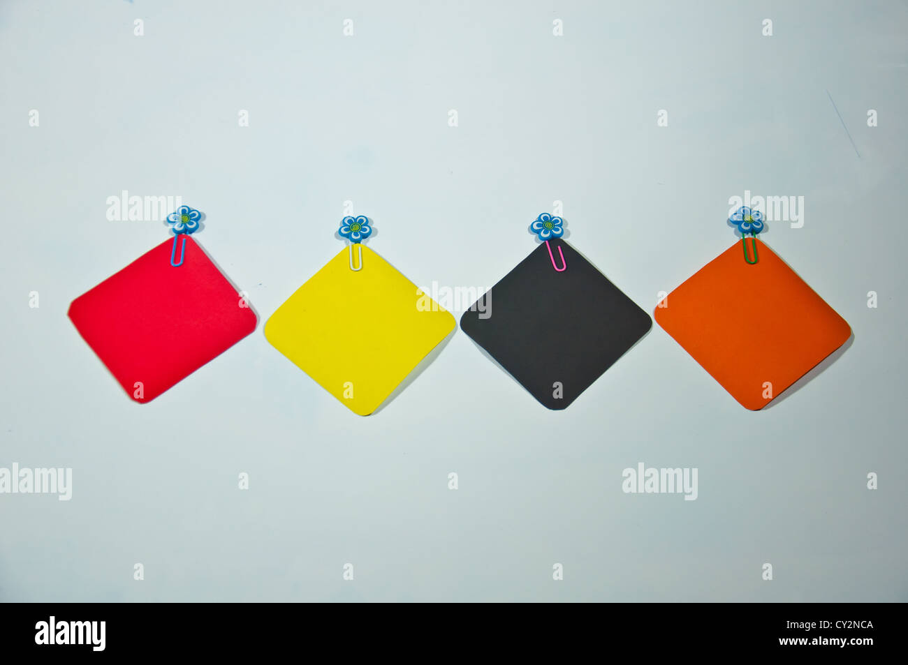 multicolor blank paper Stock Photo - Alamy