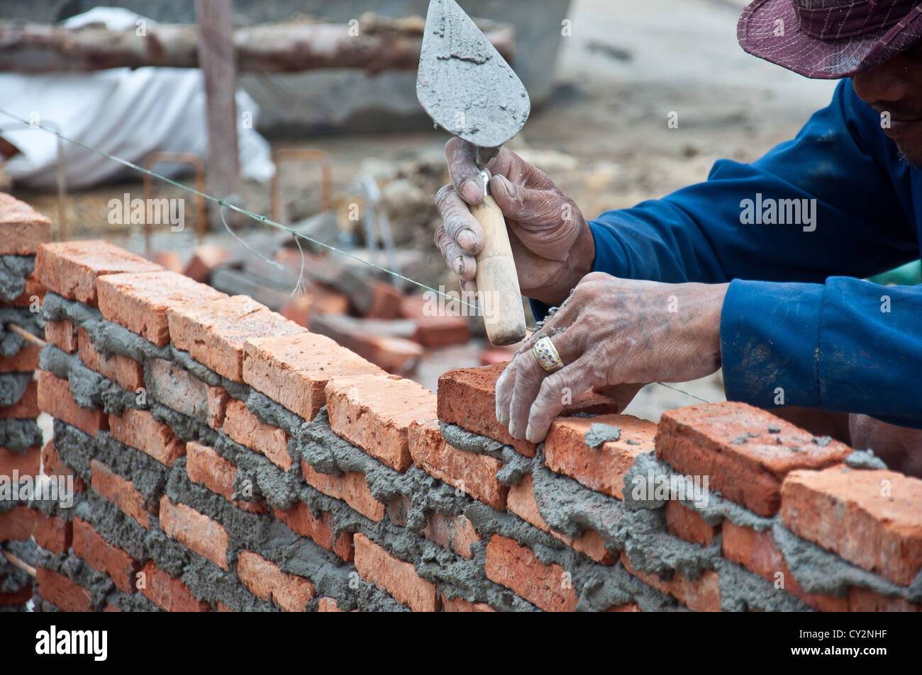 hand for construction for wall Stock Photo - Alamy