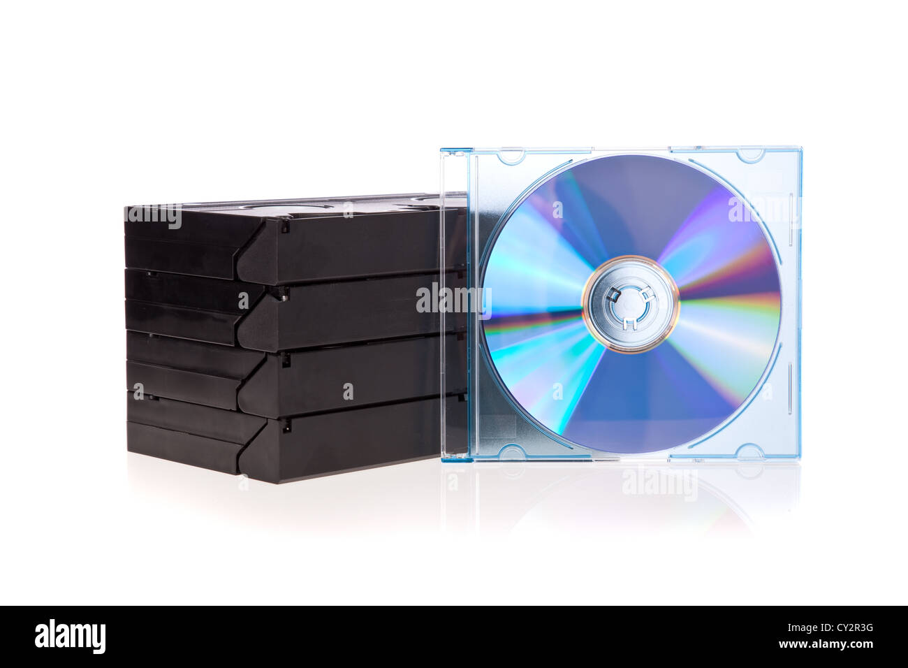 Vhs tape and compact disc hi-res stock photography and images - Alamy