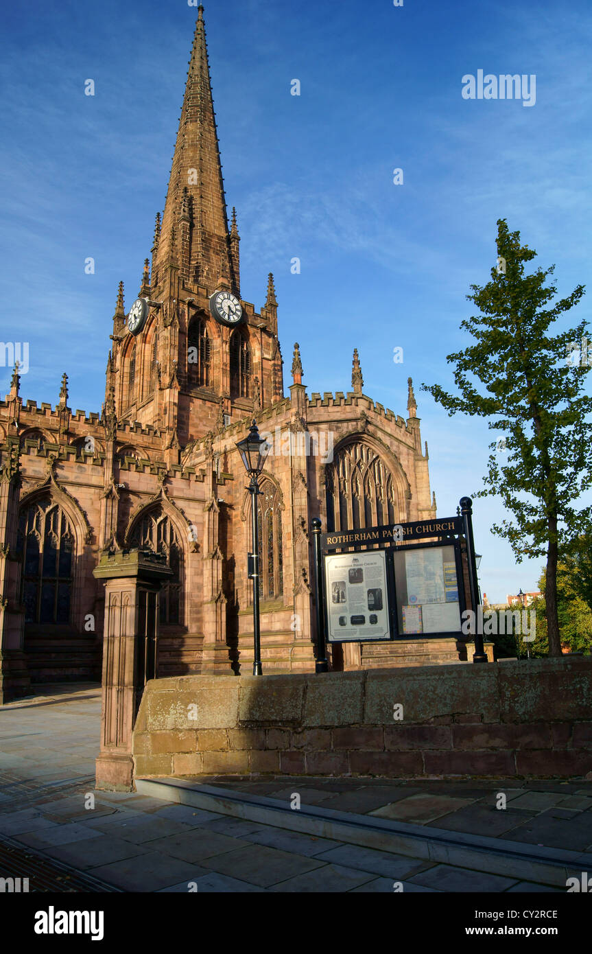 UK,South Yorkshire,Rotherham,All Saints Church Stock Photo - Alamy