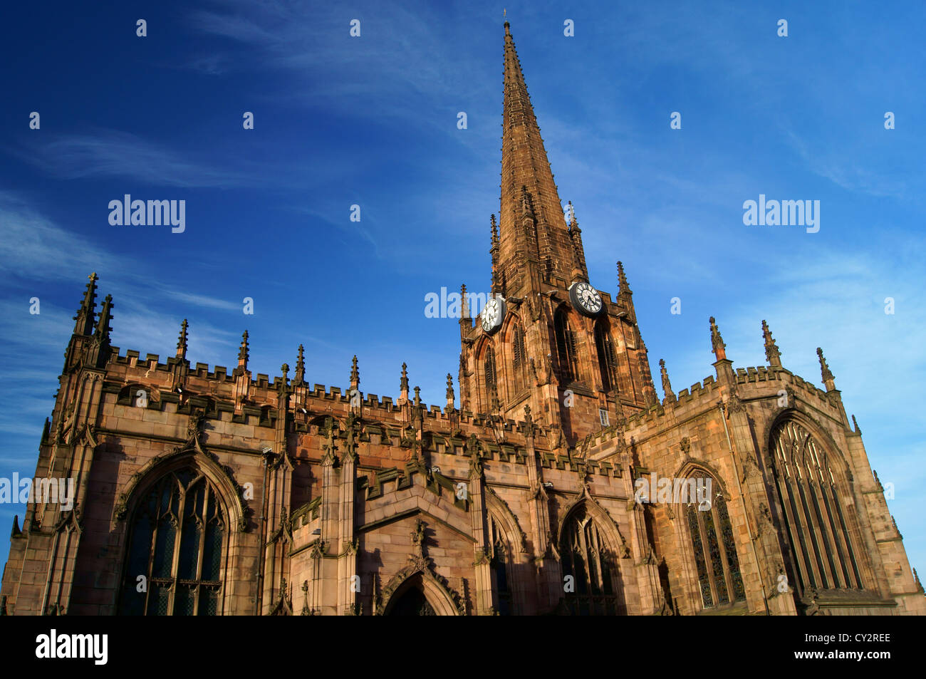 UK,South Yorkshire,Rotherham,All Saints Church Stock Photo - Alamy