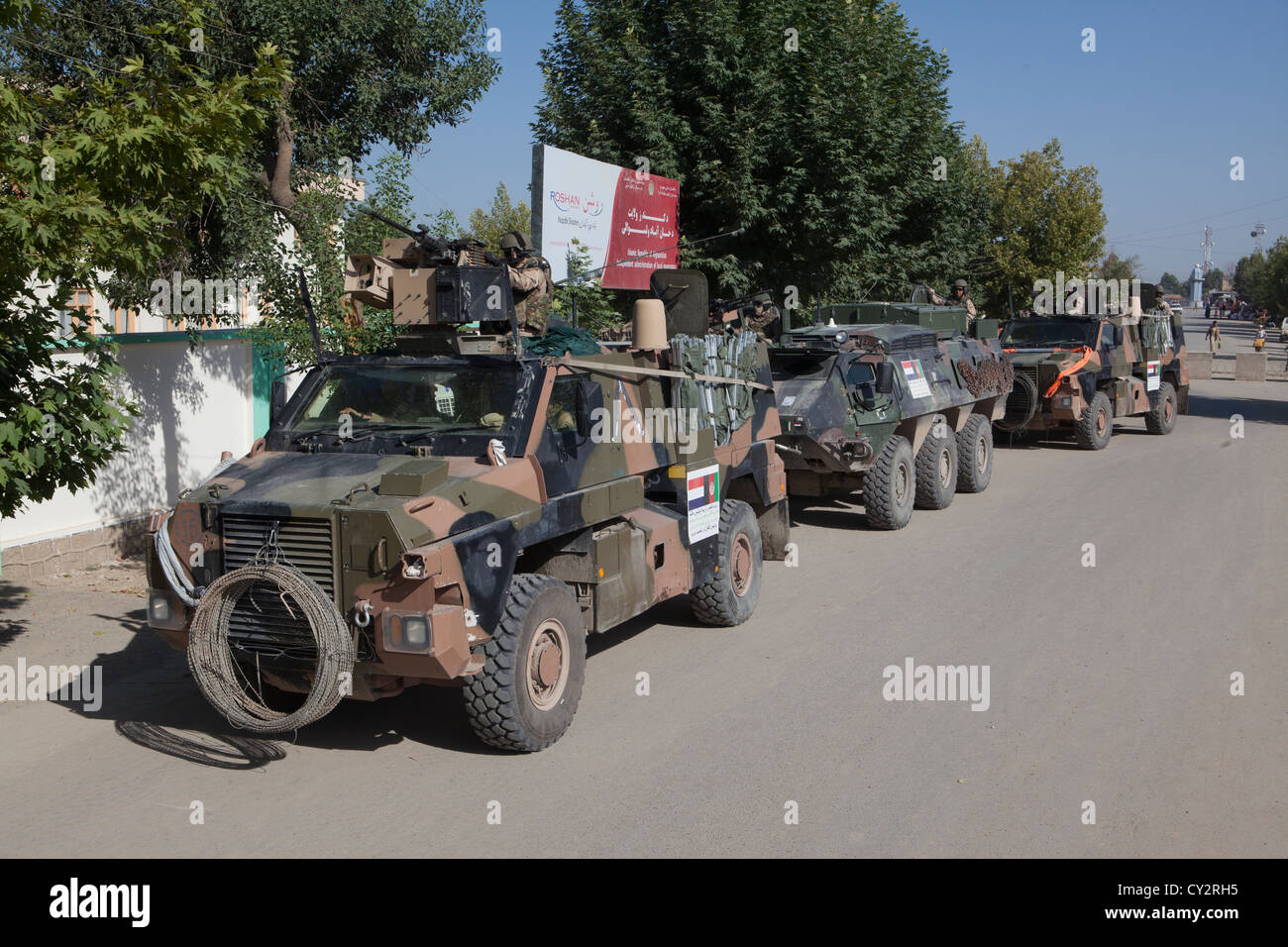 Afghanistan army vehicles convoy hi-res stock photography and images ...