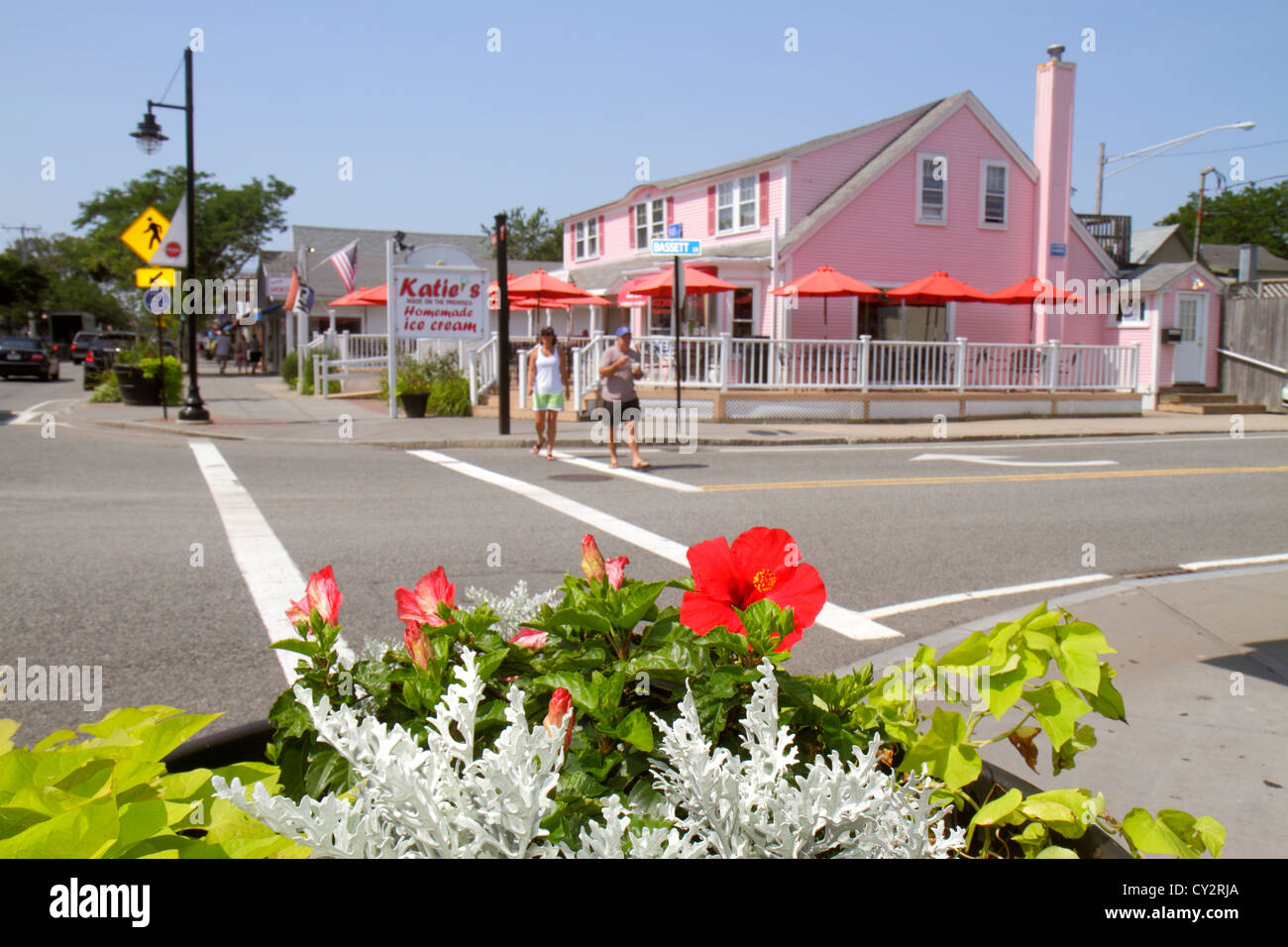 Main Street America Usa New England High Resolution Stock Photography ...