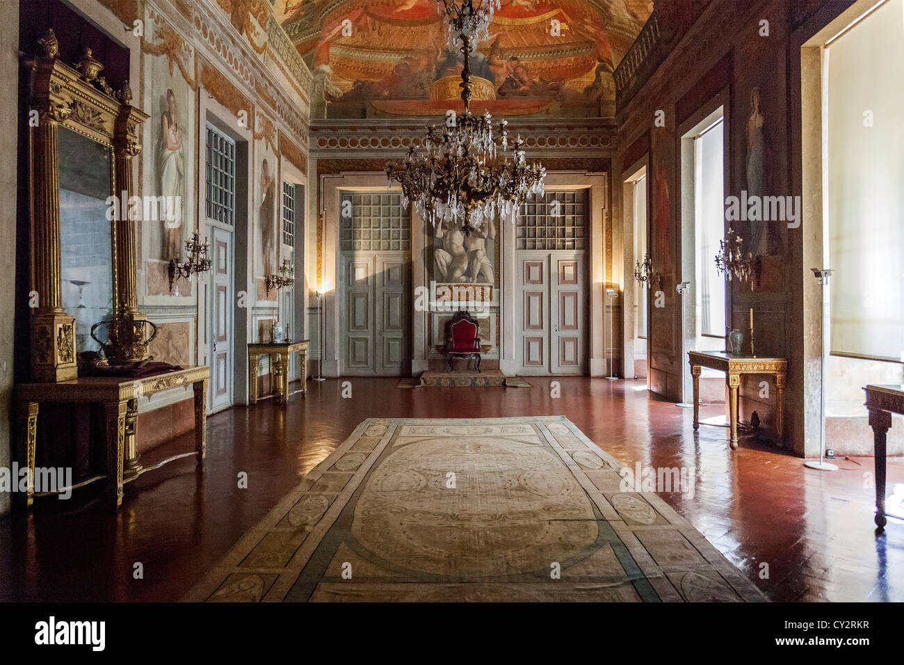 Throne room mafra palace hi-res stock photography and images - Alamy