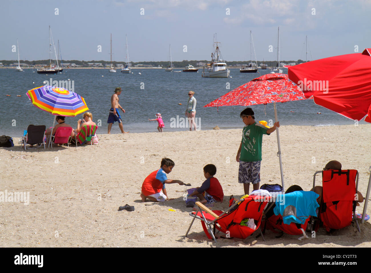 Cape Cod Massachusetts,New England,Hyannis,Lewis Bay water,Kalmus Beach ...