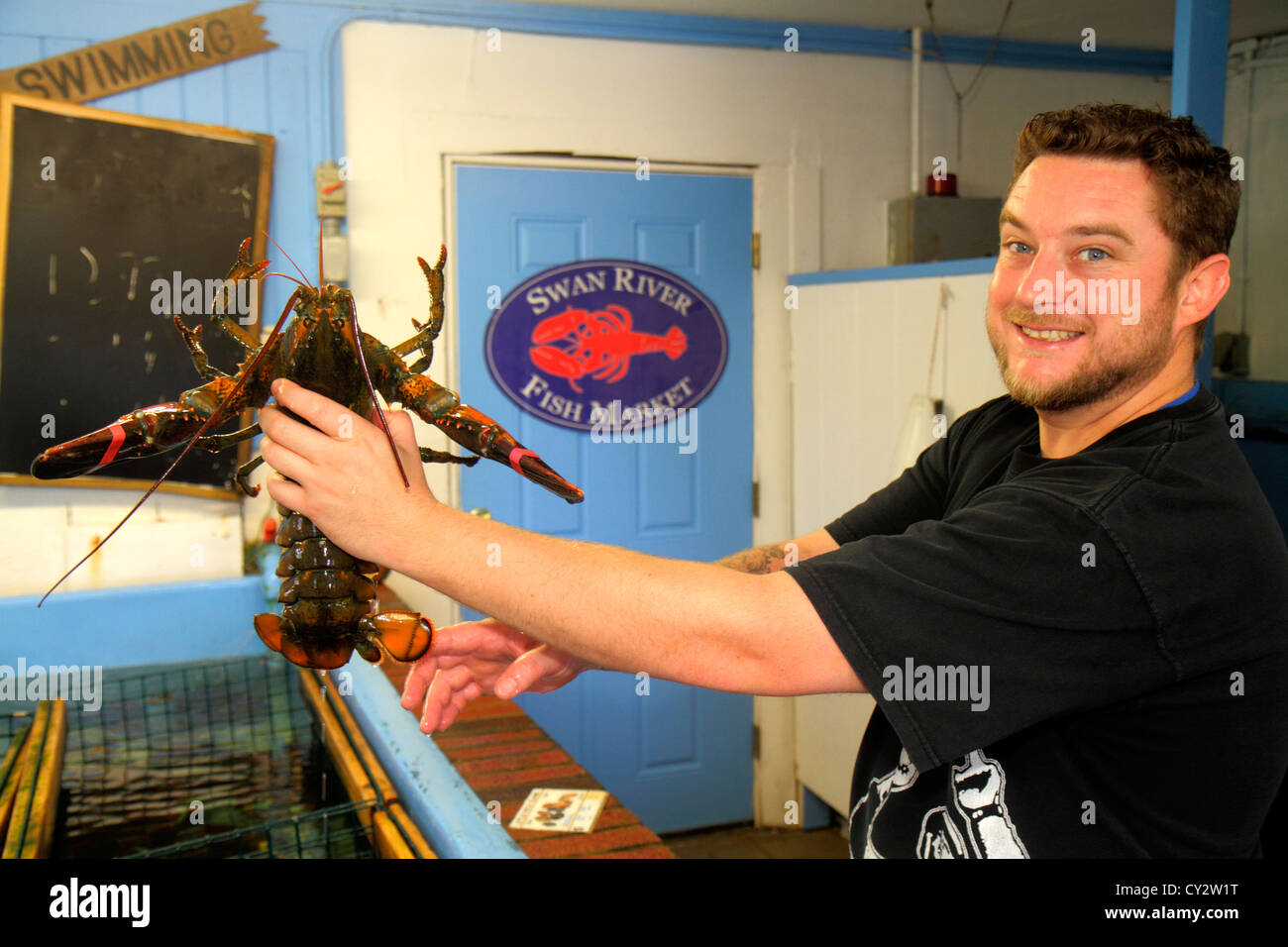 Swan river water fish market hi-res stock photography and images - Alamy