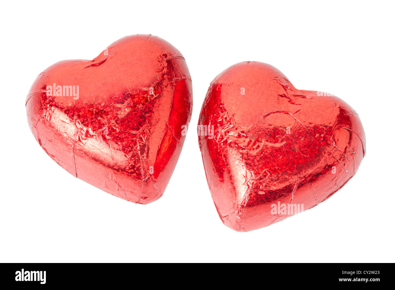 Red chocolate heart Stock Photo - Alamy