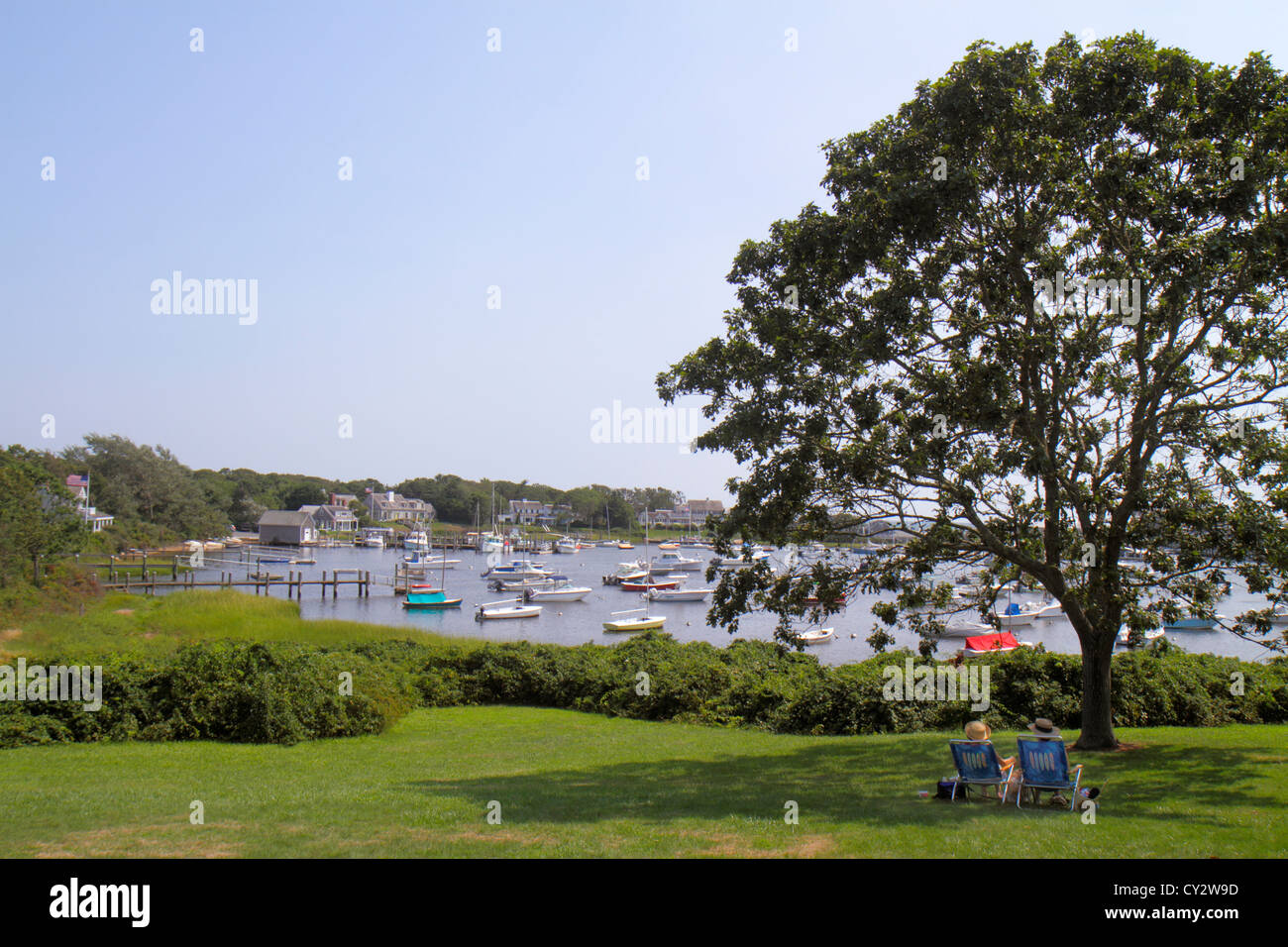 Cape Cod Massachusetts,New England,Harwich,Wychmere Harbor,harbour,park ...