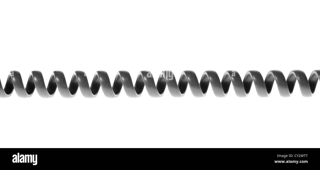 Spiral Phone Cord Vector