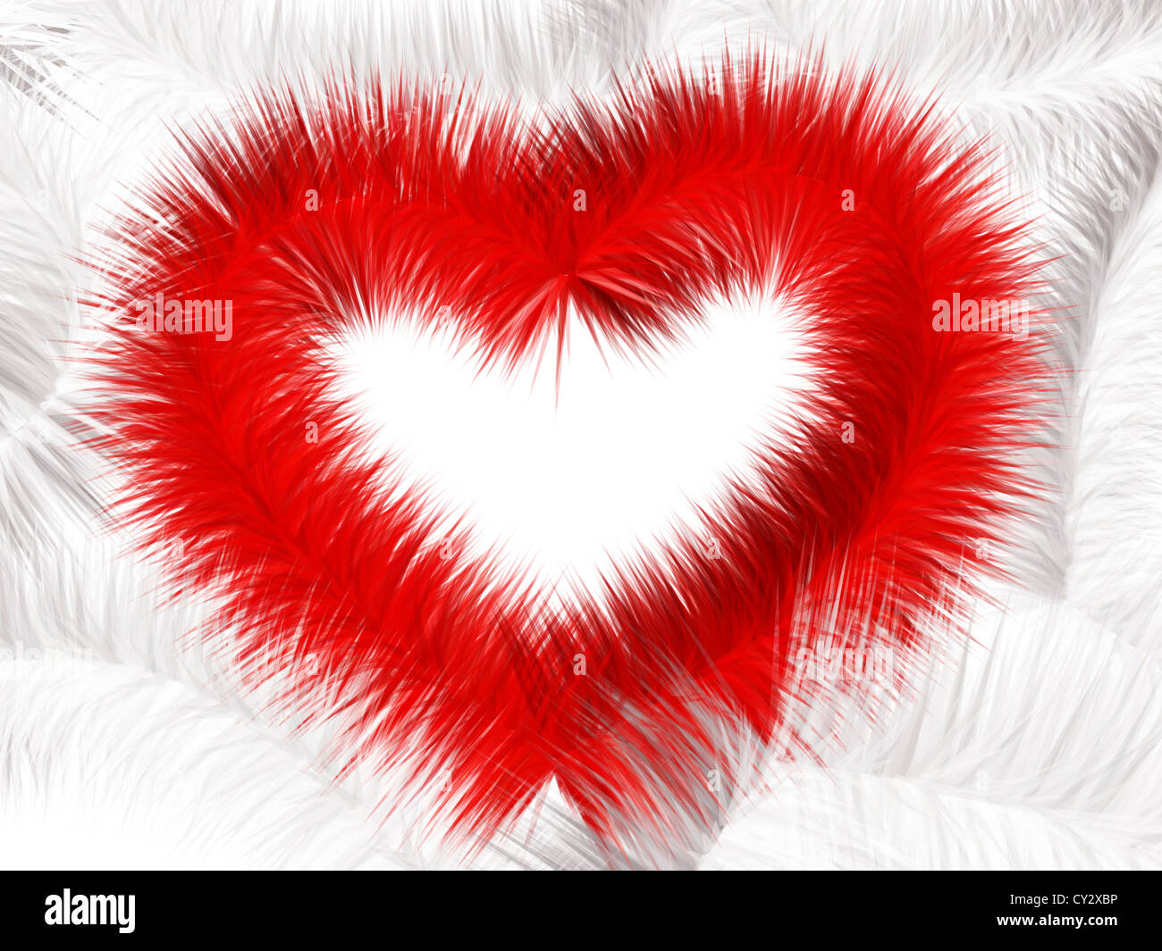Red heart - 3d image Stock Photo - Alamy
